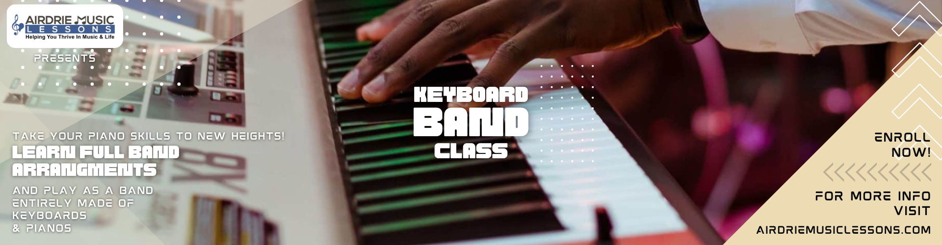 Airdrie Music Lessons | Airdrie Keyboard Band